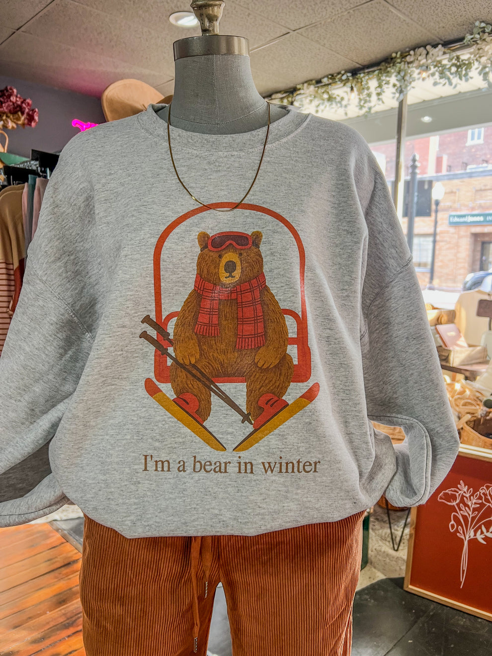 I’M A BEAR IN WINTER – Bushel & a Peck Reclaimed